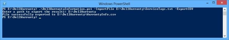 Get Dell System Warranty with PowerShell - MSEndpointMgr