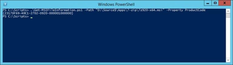 How to get MSI file information with PowerShell - MSEndpointMgr