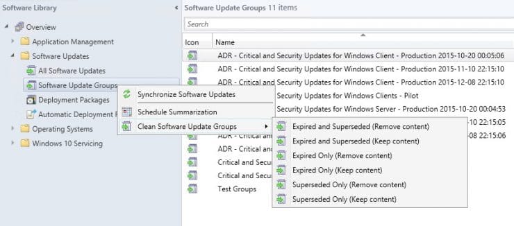 Updated Clean Software Update Groups script for ConfigMgr - MSEndpointMgr