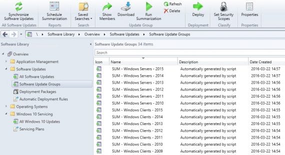 Create A Software Update Group Defined By Date In Configmgr With Powershell Msendpointmgr