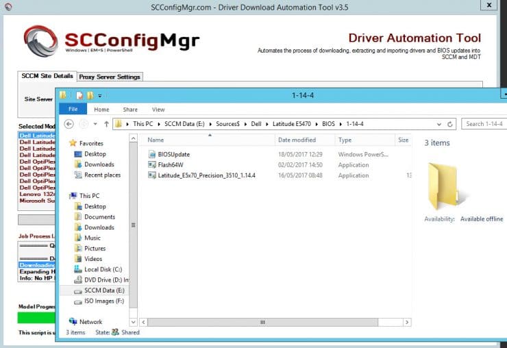 SCCM & MDT Driver Package Automation for Dell, Lenovo and HP hardware.