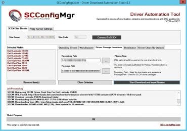 SCCM & MDT Driver Package Automation for Dell, Lenovo and HP hardware.