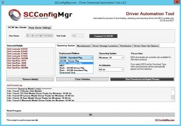 SCCM & MDT Driver Package Automation for Dell, Lenovo and HP hardware.