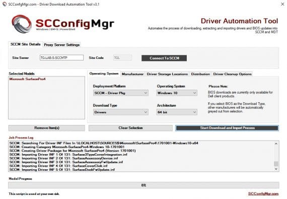 Driver Automation Tool Version 3 1 Released Msendpointmgr