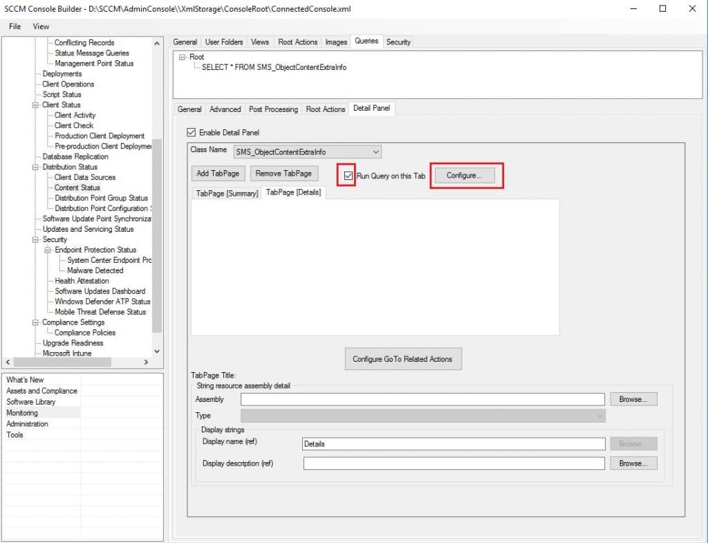 Customizing ConfigMgr Admin Console - Add Details tab to Content Status ...