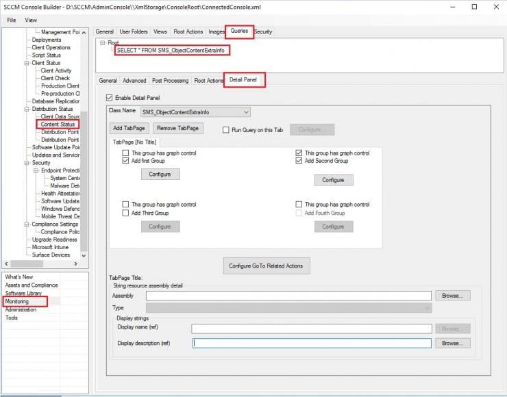 Customizing ConfigMgr Admin Console - Add Details tab to Content Status ...