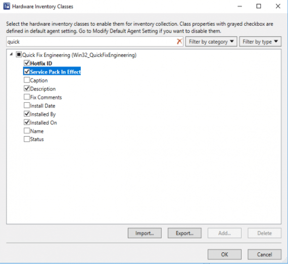 Hardware Inventory and extending Quick Fix Engineering in ConfigMgr ...