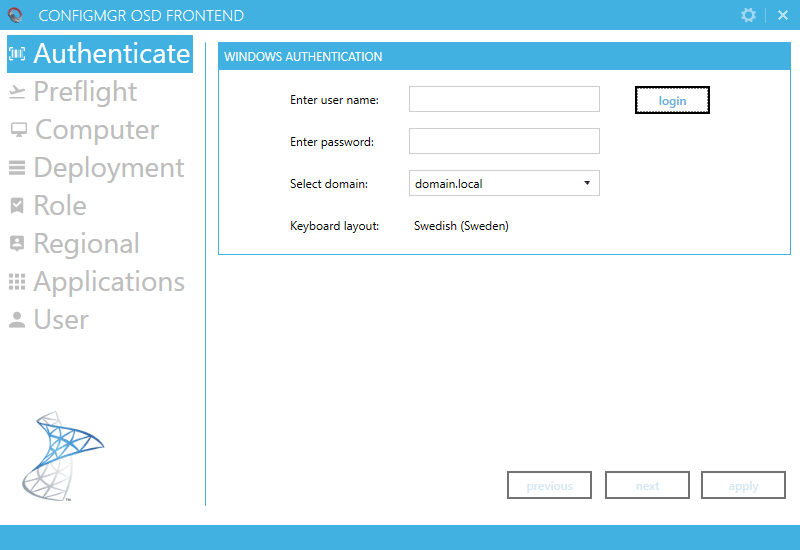 ConfigMgr OSD FrontEnd – Version 1.3.0 released - MSEndpointMgr