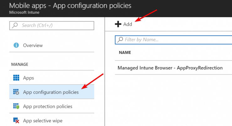 Intune Managed Browser With Azure Ad Application Proxy And Conditional