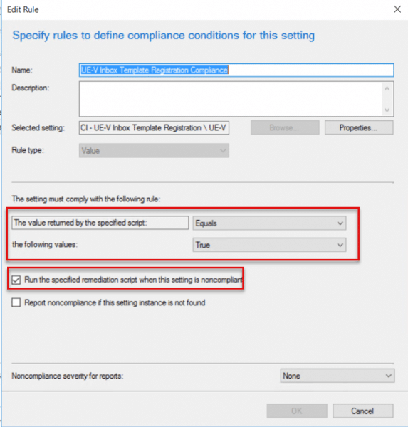 UE-V Inbox Template Registration - Configuration Baseline - MSEndpointMgr