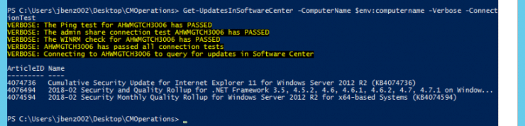 CMOperations PowerShell Module 1.0.0.4 - MSEndpointMgr