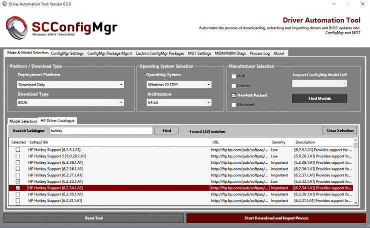 Driver Automation Tool 6.0.0 Released - MSEndpointMgr