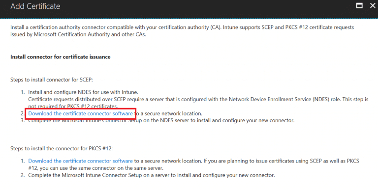 Certificate deployment for mobile devices using Microsoft Intune - Part ...