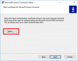 Certificate deployment for mobile devices using Microsoft Intune - Part 4 - Install Intune ...