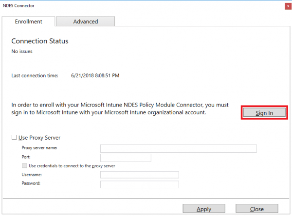 Certificate deployment for mobile devices using Microsoft Intune - Part 4 - Install Intune ...