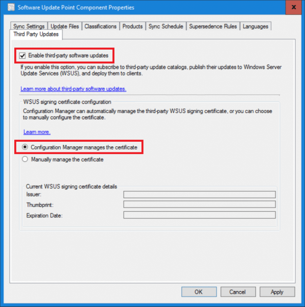 Configure and deploy Third-Party Software Updates with ConfigMgr ...