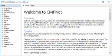 CMPivot in ConfigMgr 1806 - Part 1 - What is CMPivot and your first query - MSEndpointMgr