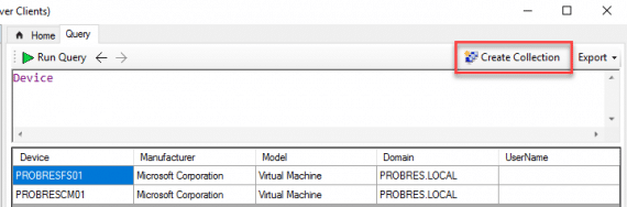 CMPivot in ConfigMgr 1806 - Part 2 - Create a Collection/Run Script from query information ...