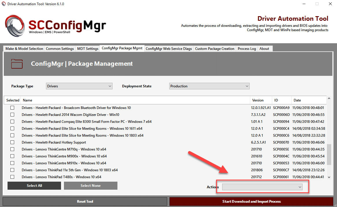 Driver Automation Tool 6.1.0 Released - MSEndpointMgr