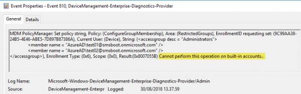 Configure Restricted Groups Policy CSP with Microsoft Intune - MSEndpointMgr