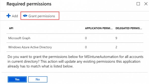 Export Microsoft Intune audit data to Log Analytics using Graph API and Azure Automation ...