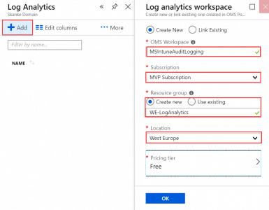 Export Microsoft Intune audit data to Log Analytics using Graph API and Azure Automation ...