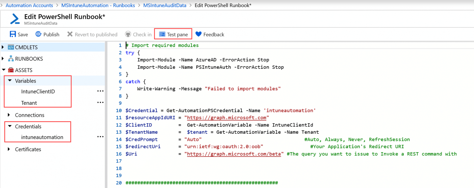 Export Microsoft Intune audit data to Log Analytics using Graph API and ...