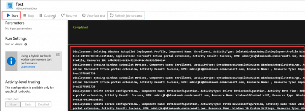 Export Microsoft Intune Audit Data To Log Analytics Using Graph Api And