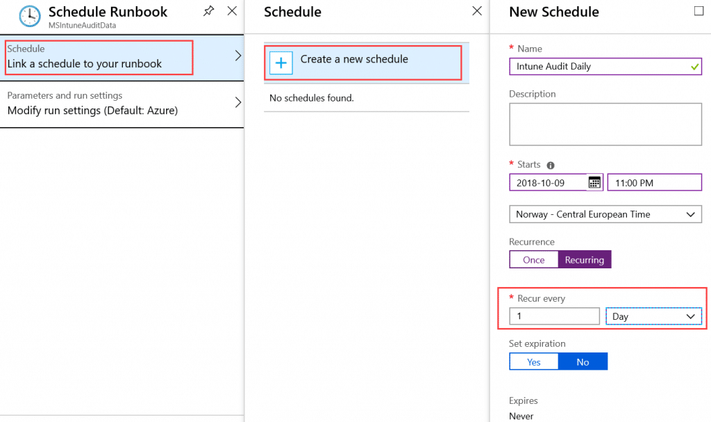 Export Microsoft Intune Audit Data To Log Analytics Using Graph Api And Azure Automation