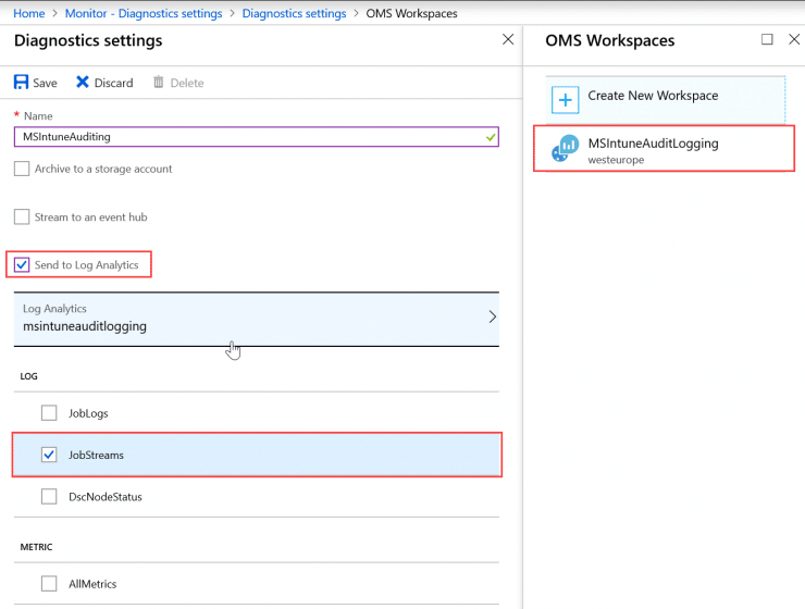Export Microsoft Intune audit data to Log Analytics using Graph API and ...