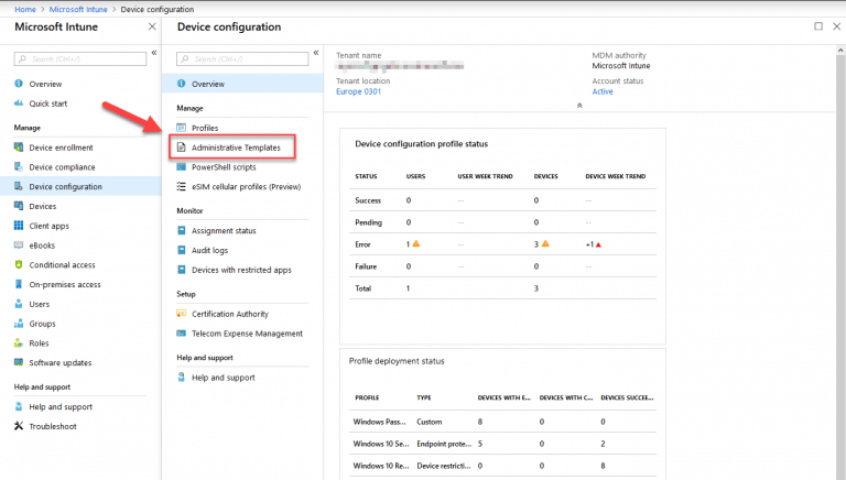 Configure ADMX settings with Microsoft Intune Administrative Templates ...