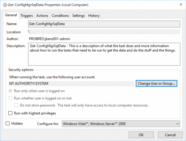 How to use a scheduled task to query SQL - MSEndpointMgr