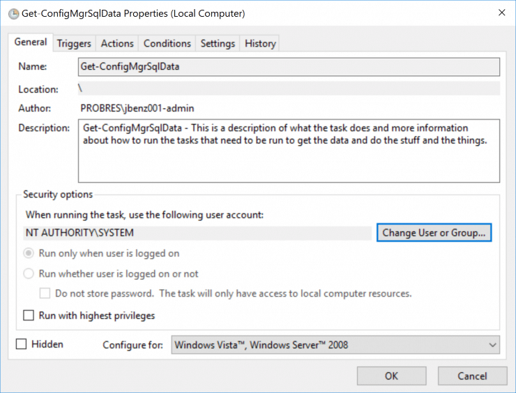 How To Use A Scheduled Task To Query Sql Msendpointmgr