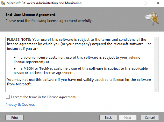 Step by Step: Microsoft BitLocker Administration and Monitoring - Part ...