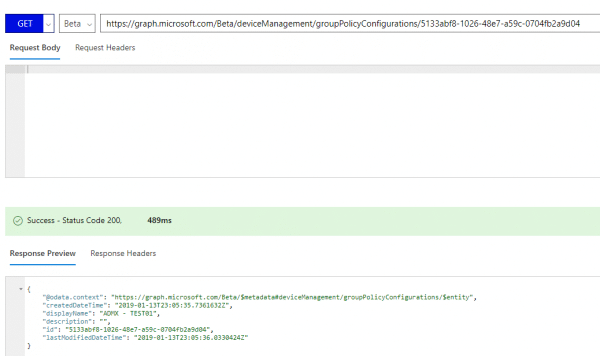 Use Intune Graph API export and import Intune ADMX templates ...