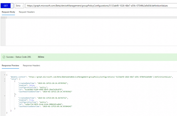 Use Intune Graph API export and import Intune ADMX templates ...