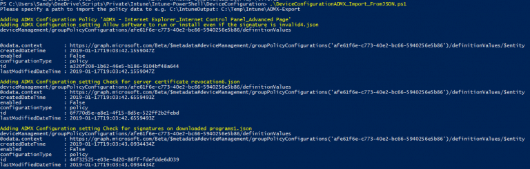 Use Intune Graph Api Export And Import Intune Admx Templates Msendpointmgr
