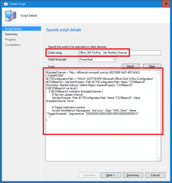 Change Office 365 ProPlus Update Channel using ConfigMgr - MSEndpointMgr