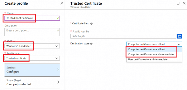 Certificate deployment for mobile devices using Microsoft Intune - Part 5 - Deploy SCEP ...