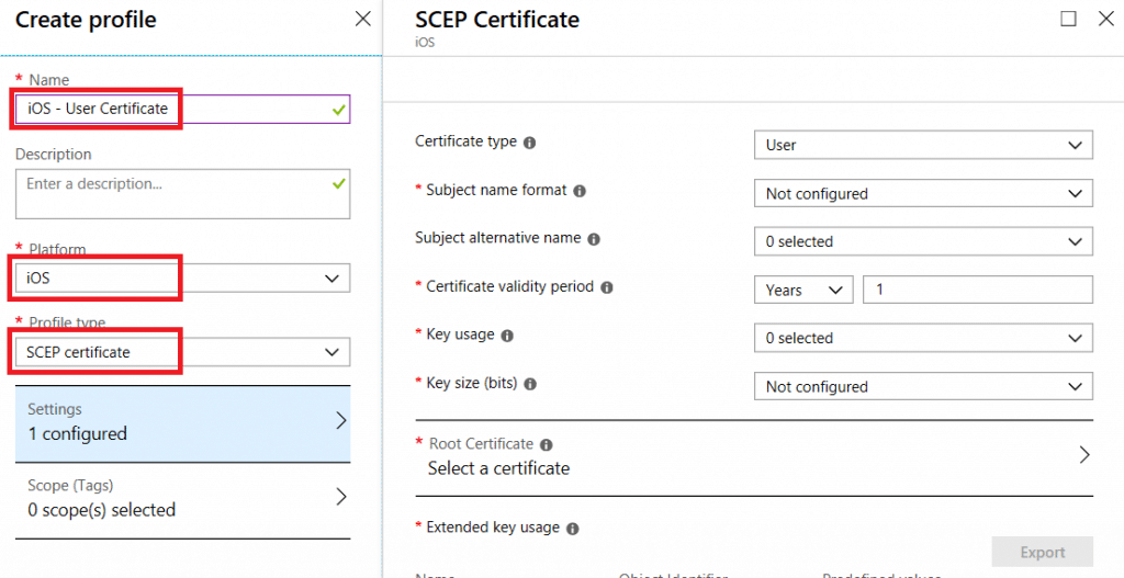 Certificate deployment for mobile devices using Microsoft Intune - Part 5 - Deploy SCEP ...