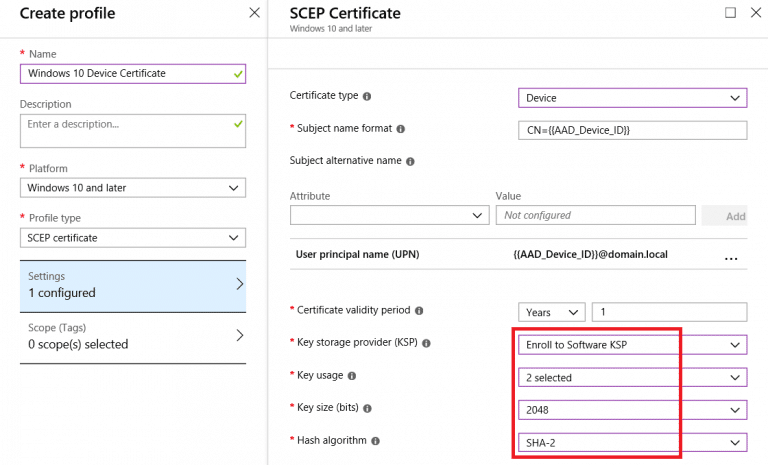 Certificate Deployment For Mobile Devices Using Microsoft Intune Part 5 Deploy Scep