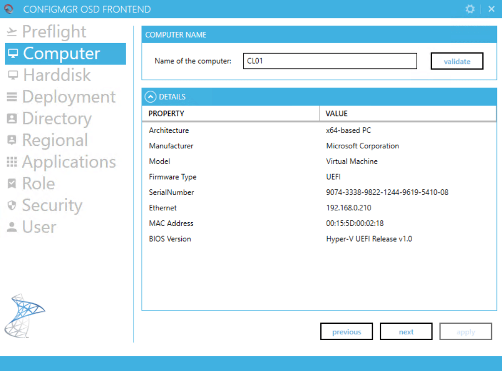 ConfigMgr OSD FrontEnd - Version 1.6.0 released - MSEndpointMgr