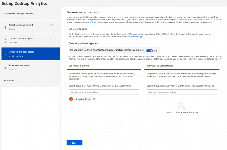 Setup And Connect Configmgr With Desktop Analytics Msendpointmgr
