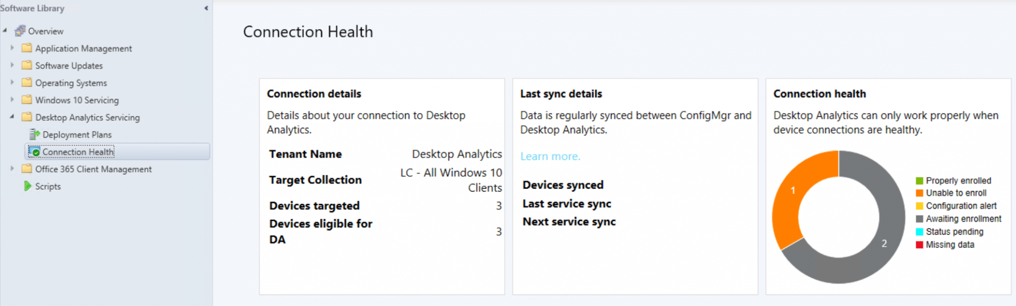 Setup and connect ConfigMgr with Desktop Analytics - MSEndpointMgr