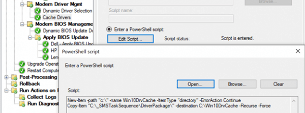 A Different Approach to using Modern Driver Management with Multiple Task Sequence In-Place ...