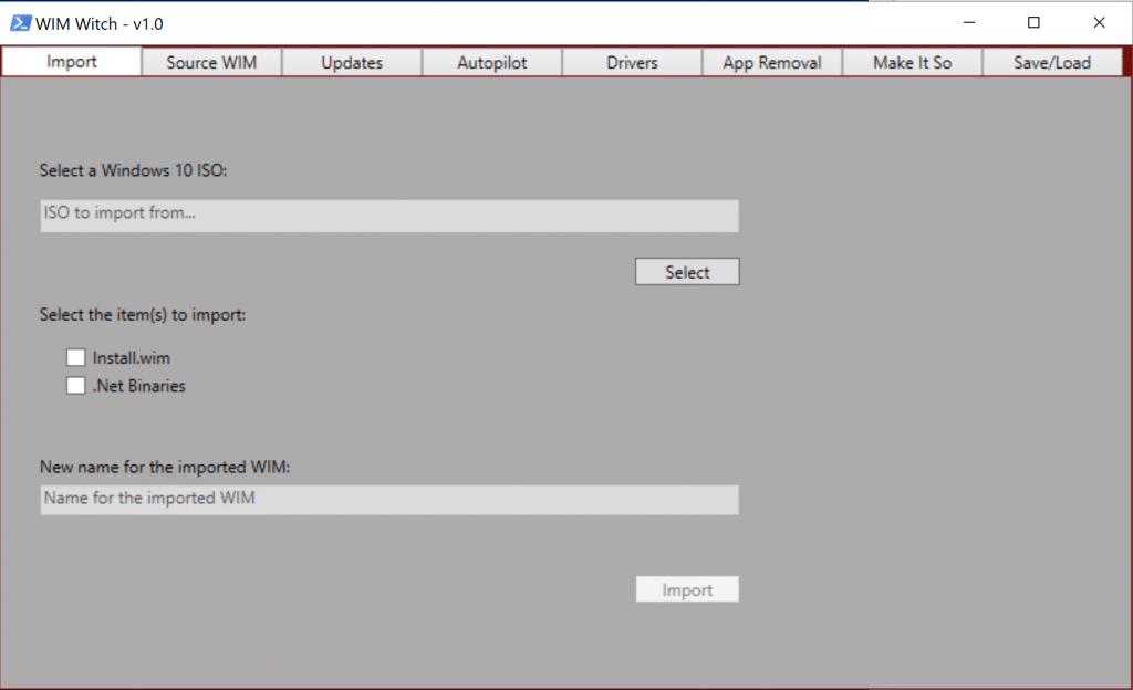 WIM Witch - A GUI Driven Solution for Image Customization - MSEndpointMgr