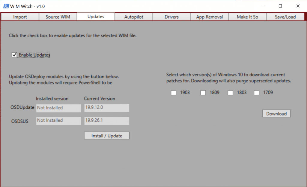 WIM Witch - A GUI Driven Solution for Image Customization - MSEndpointMgr