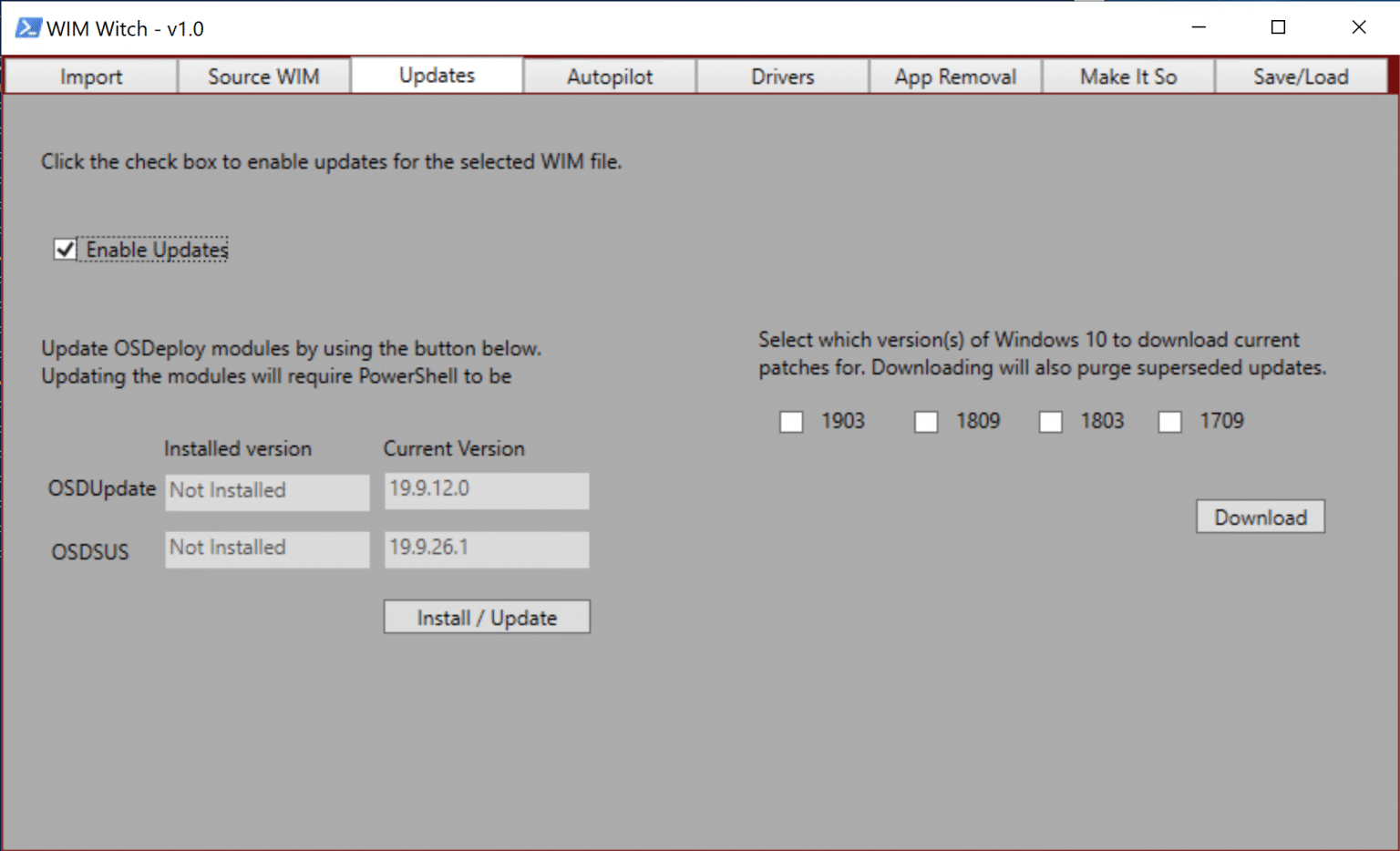 WIM Witch - A GUI Driven Solution for Image Customization - MSEndpointMgr