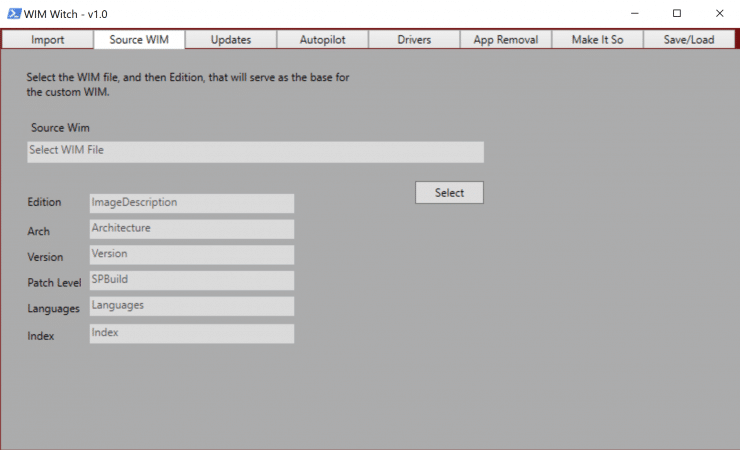 WIM Witch - A GUI Driven Solution for Image Customization - MSEndpointMgr