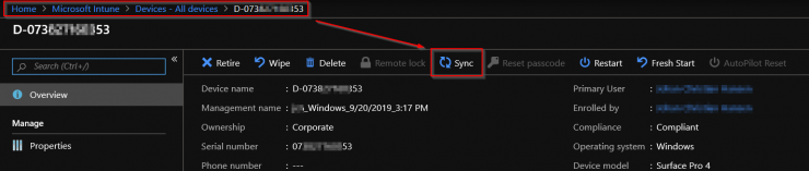 Force Intune policy sync from a PowerShell script - MSEndpointMgr